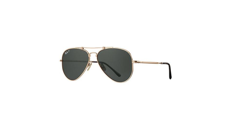 Ray-Ban Aviator Titanium Oro Lenti Grigie | QualeScegliere.it
