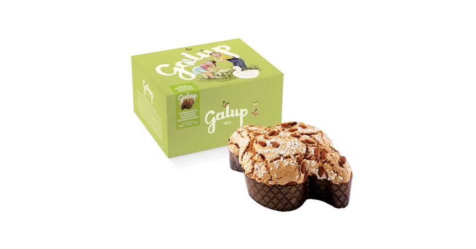Galup Colomba al pistacchio e gocce di cioccolato bianco ...