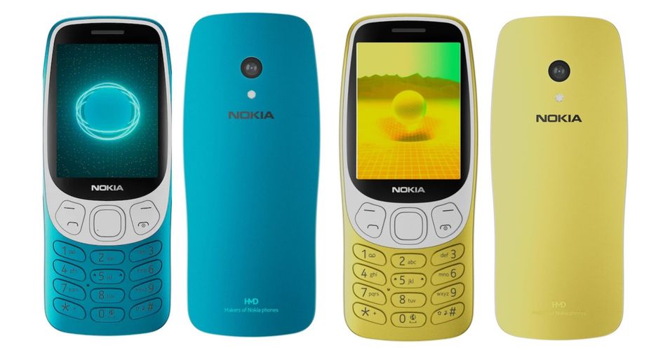 Il Nokia 3210 è diventato moderno (ma c'è ancora Snake)