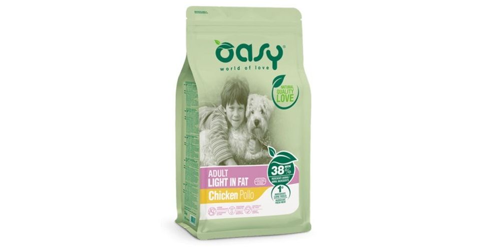 Oasy Lifestage Adult Light in Fat Pollo 12kg | QualeScegliere.it