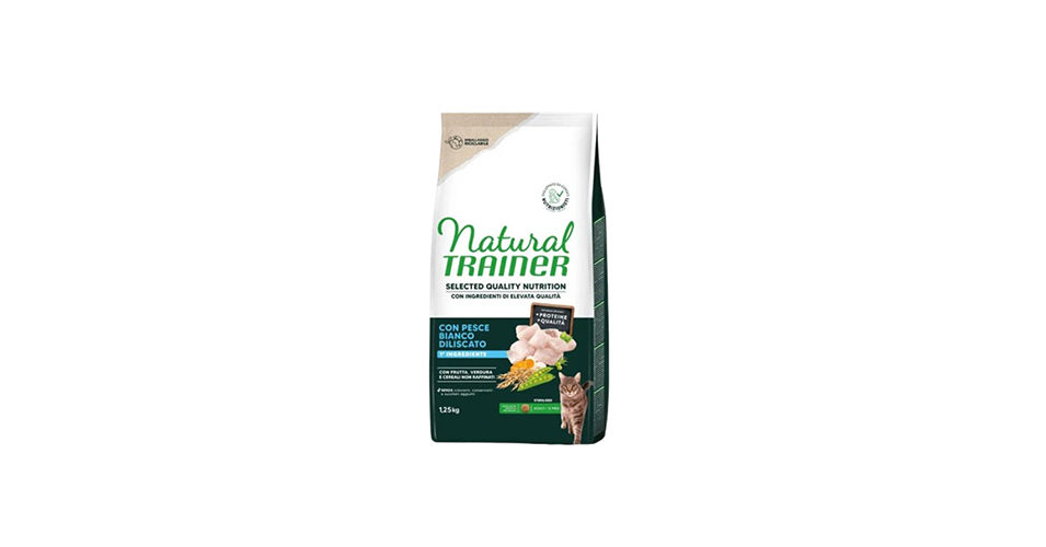 Natural Trainer Selected Quality Nutrition con Pesce Bianco Diliscato ...